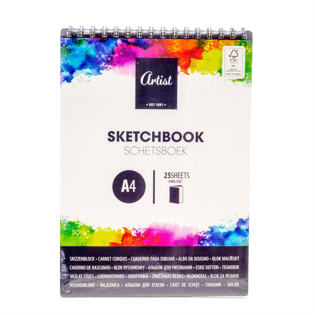 A4 Artist Sketch Pad | Drawing and Sketching Pad 25 Sheets A4 Drawing ...