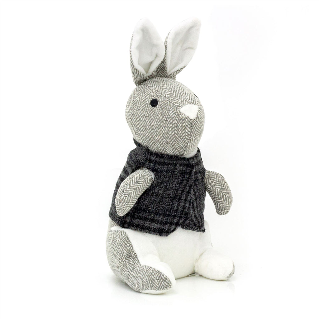 Herringbone Rabbit Door Stop Novelty Fabric Animal Doorstop Hare Door ...
