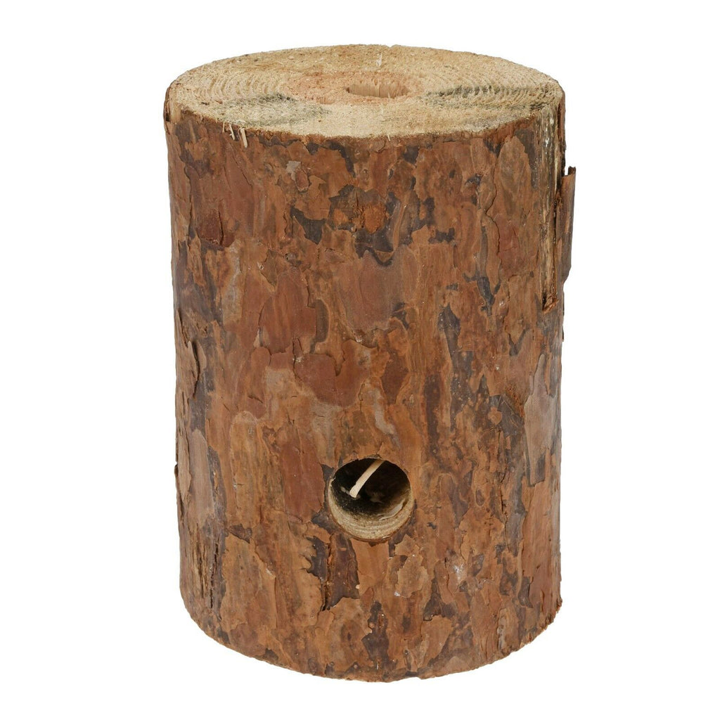Swedish Torch With Citronella Fire Log Candle | Log Lantern Garden Log ...