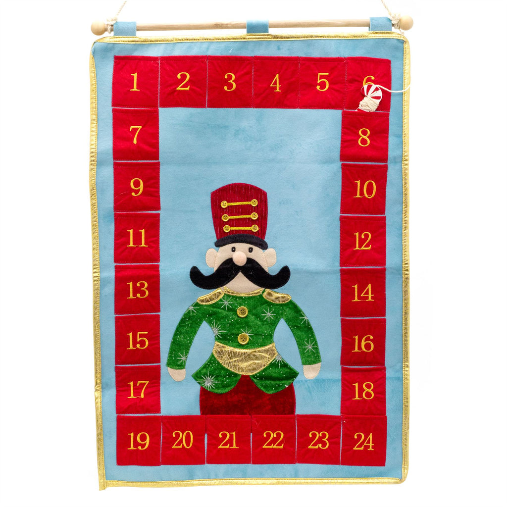 Christmas Soldier Advent Calendar | Reusable 24 Pocket Advent Calendar ...
