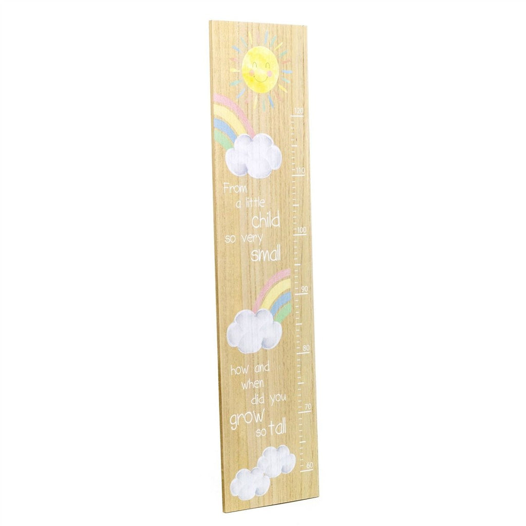 Childrens Wooden Height Chart | Wall Mounted Height Chart For Kids - 6 ...