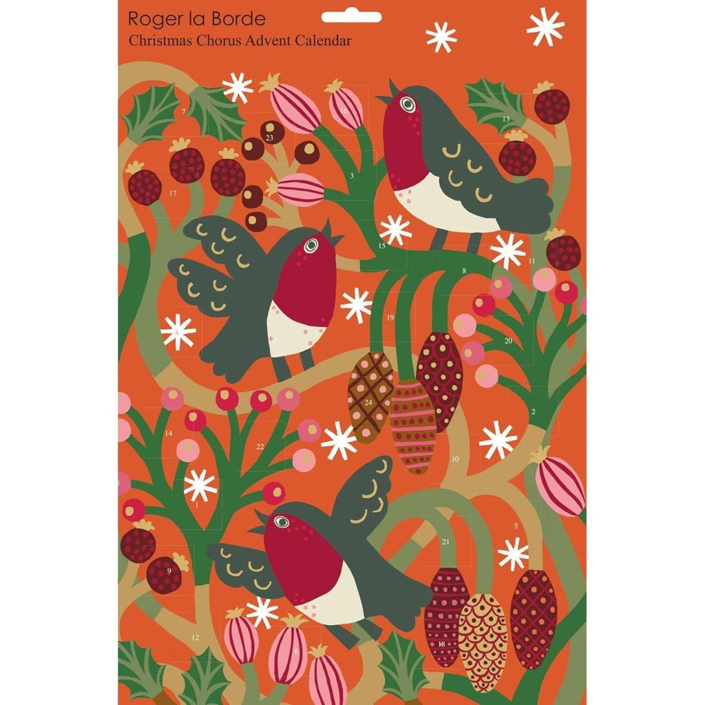 Christmas Chorus Advent Calendar | Festive Robins Christmas Advent Cal ...