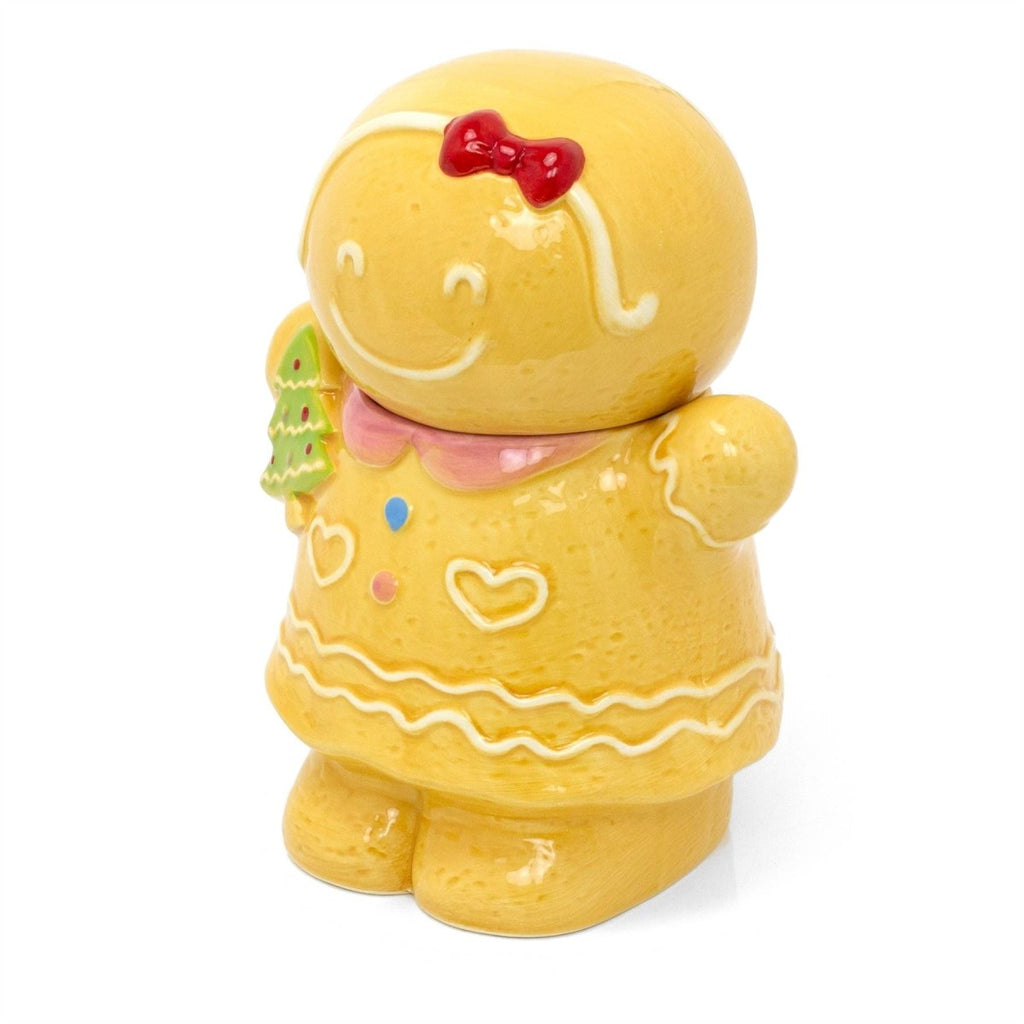 Christmas Gingerbread Storage Jar Ceramic Gingerbread Cookie Jar Biscu ...
