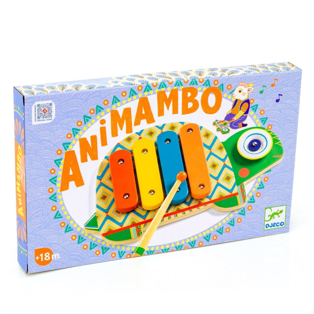 Djeco DJ06034 Animambo Turtle Cymbal & Xylophone | Kids Musical Toy In ...