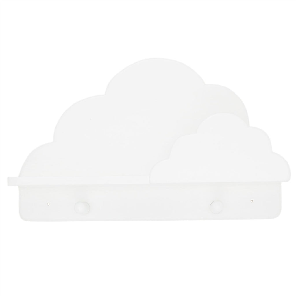 Baby Nursery Childs Bedroom Playroom Cloud Shaped Floating Shelf - Coa ...