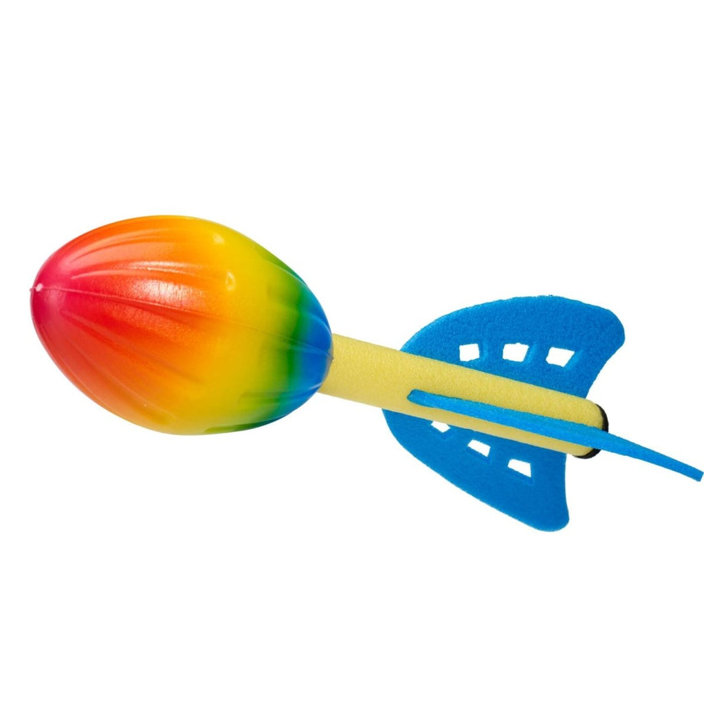 Kids Throw Rocket | Foam Rainbow Hand Throwing Torpedo Rocket for Kids ...