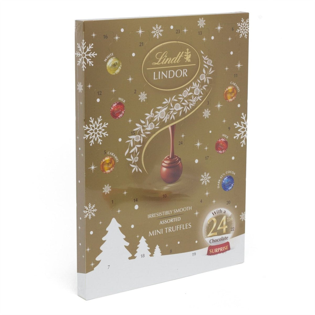 Lindt Lindor Mini Advent Calendar with 24 Truffles | Chocolate Advent ...