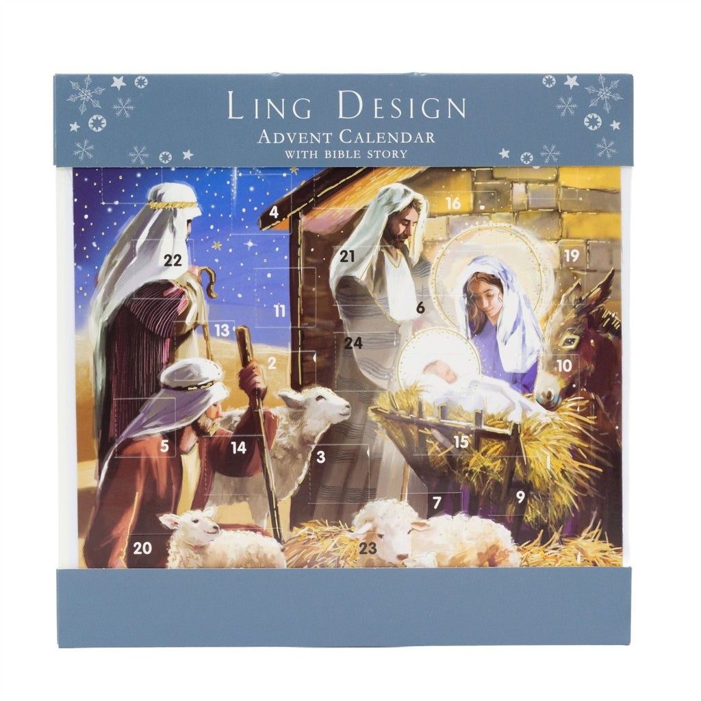Nativity Scene Christmas Advent Calendar | Traditional Advent Calendar ...
