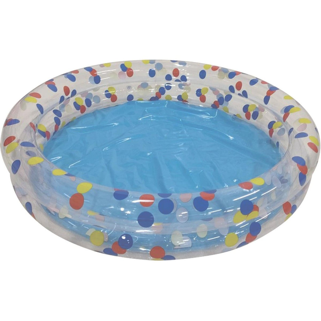 Polka Dot Kids Paddling Pool | Inflatable Splash Pool for Garden 105 x ...