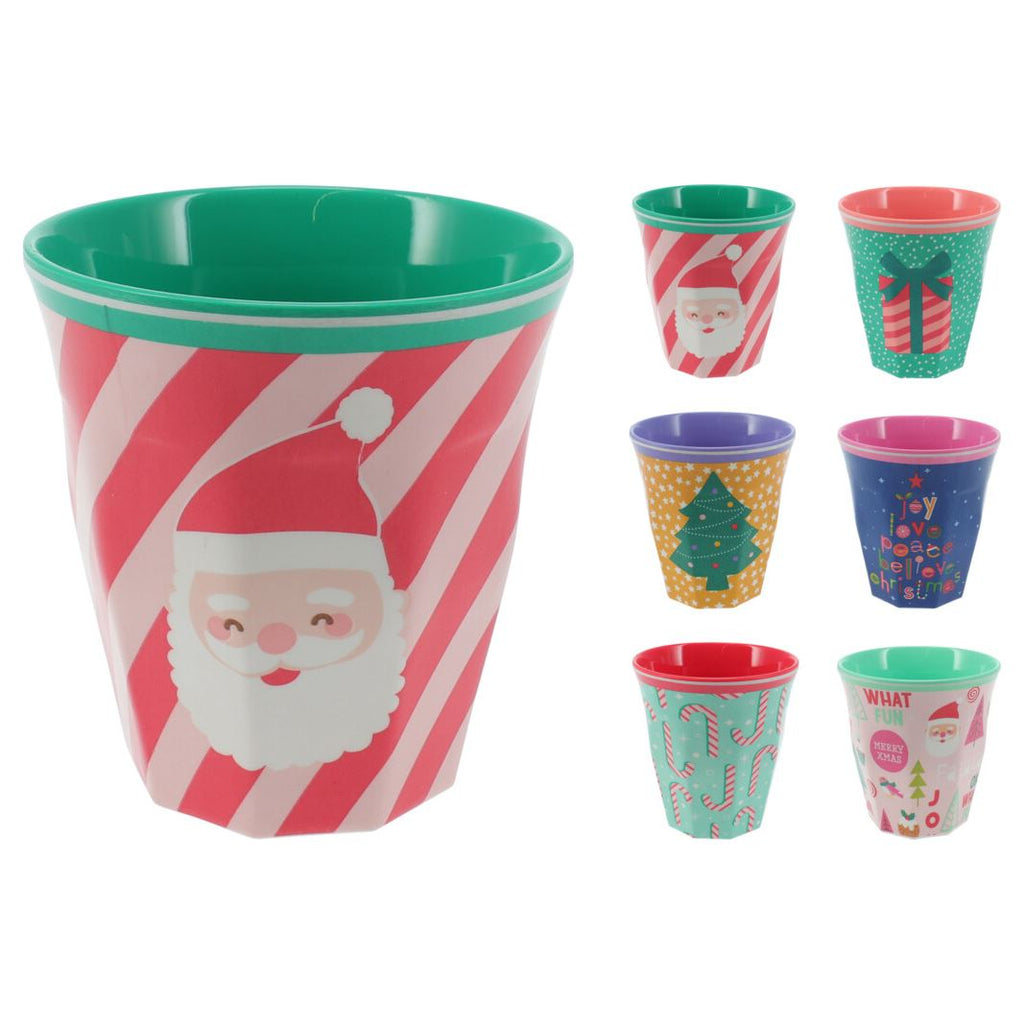 Set of 6 Children's Christmas Beaker | Festive Kids Cup with Christmas ...