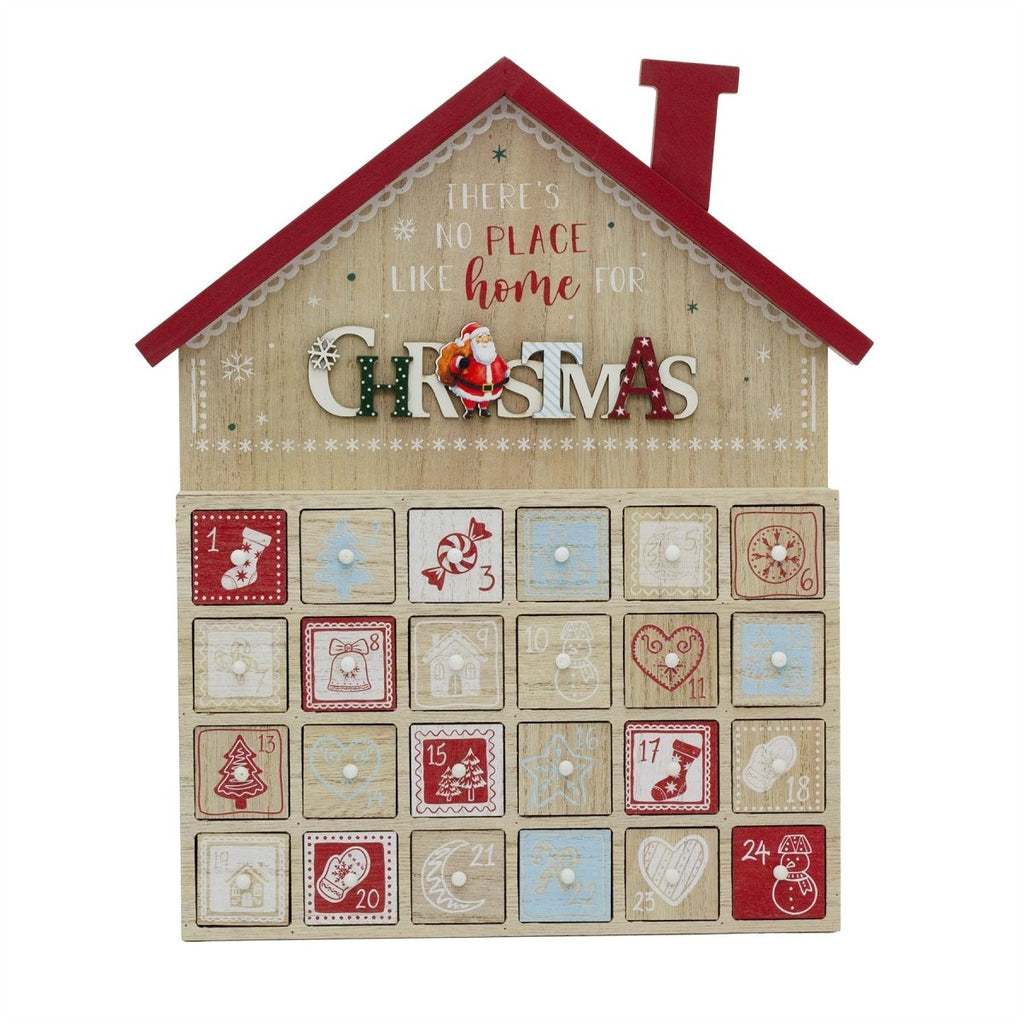 Winter Wonderland House Christmas Advent Calendar | Wooden Advent Cale ...