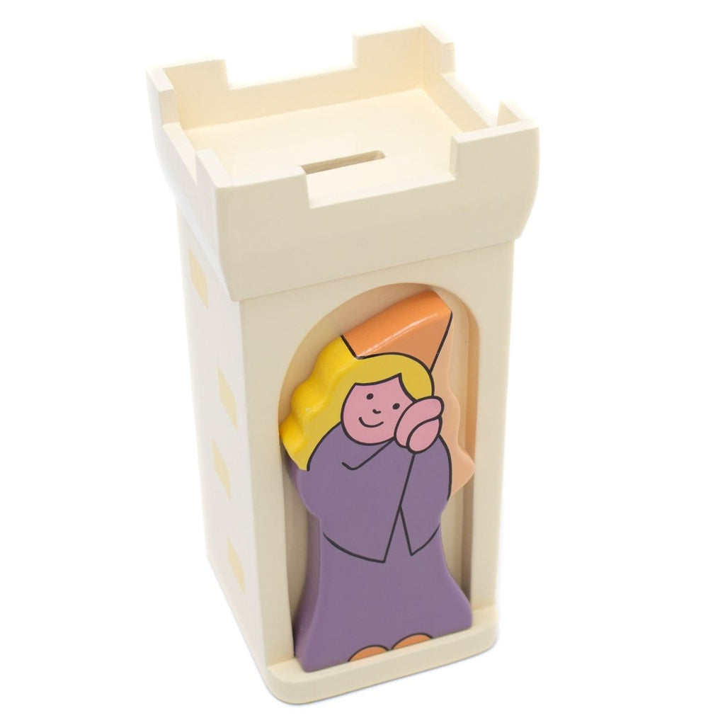Princess Tower Money Box | Childrens Wooden Money Box | Piggy Bank, Sa ...